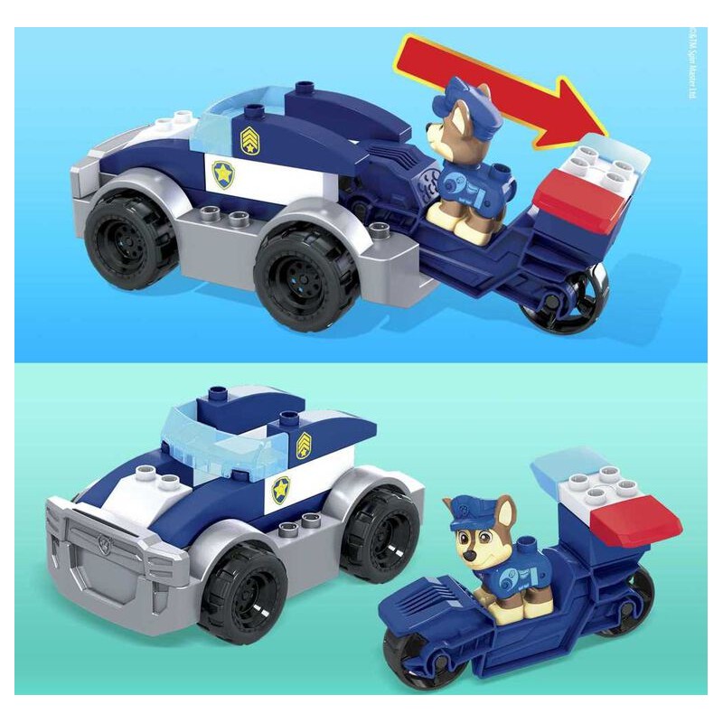 Paw Patrol Mattel Mega Bloks Chase's City Police Cruiser