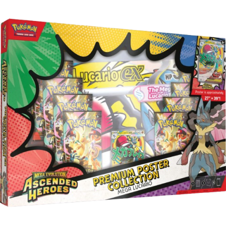 Pokémon - Ascended Heroes Premium Poster Collection - Mega Lucario